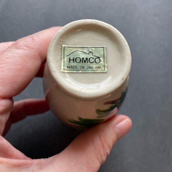 Homco | Accents | Vintage Homco Mini Ceramic Japanese Vases Made In ...